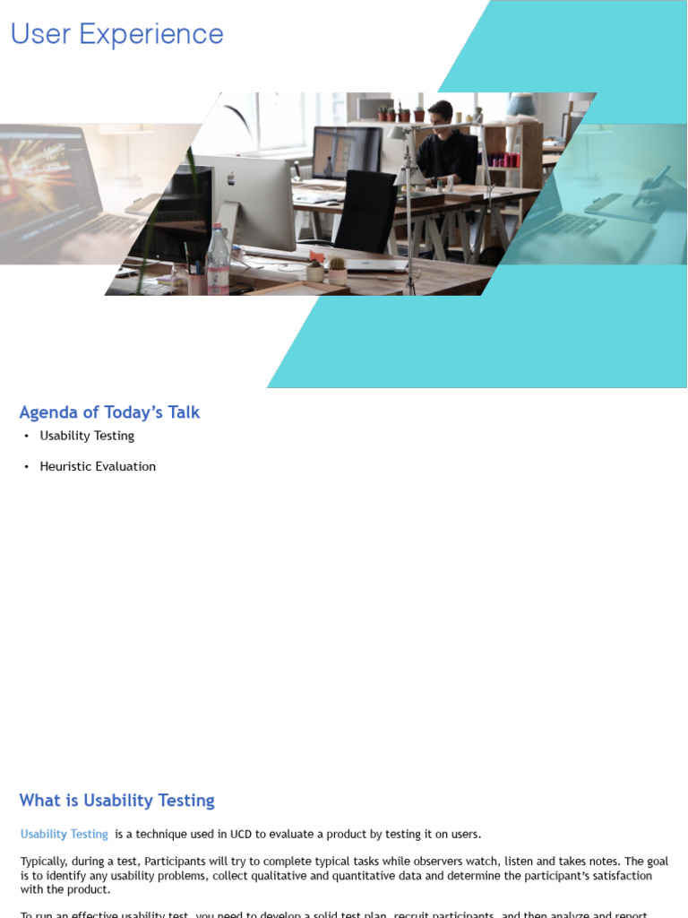 Slides-Usability Testing | Download Free PDF | Usability | World Wide Web Slides-Usability Testing | Download Free PDF | Usability | World Wide Web