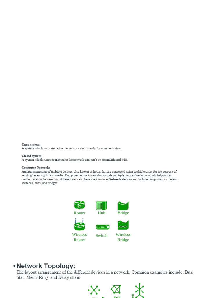 Computer network topology | PDF | Computer Network | Network Topology