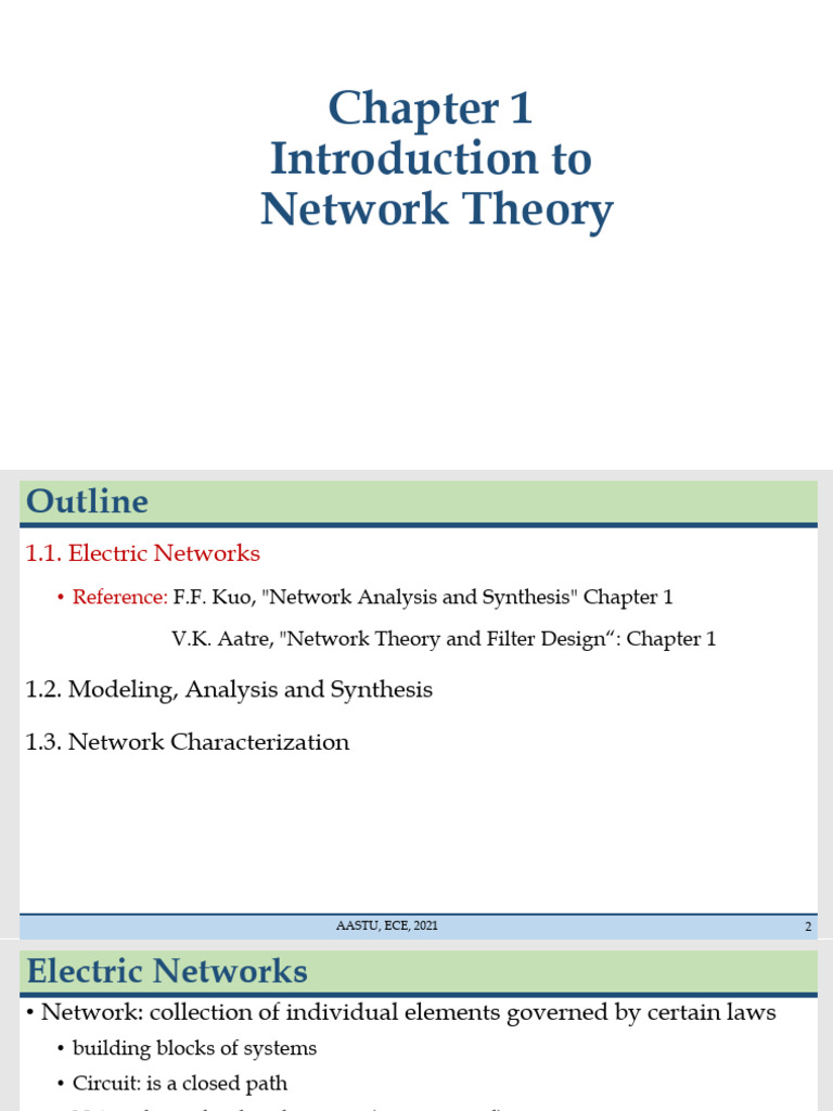 Chapter 1 New | PDF | Electronic Engineering | Electrical Network
