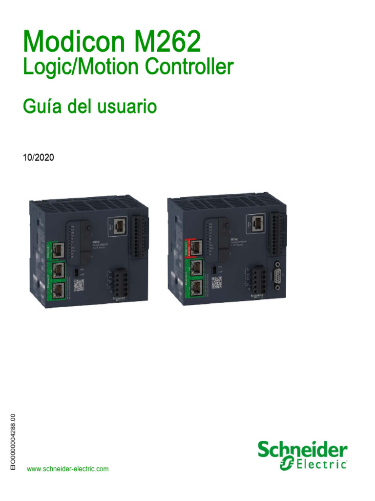 PDF Modicon m262 | Descargar gratis PDF | Controlador lógico programable | Software