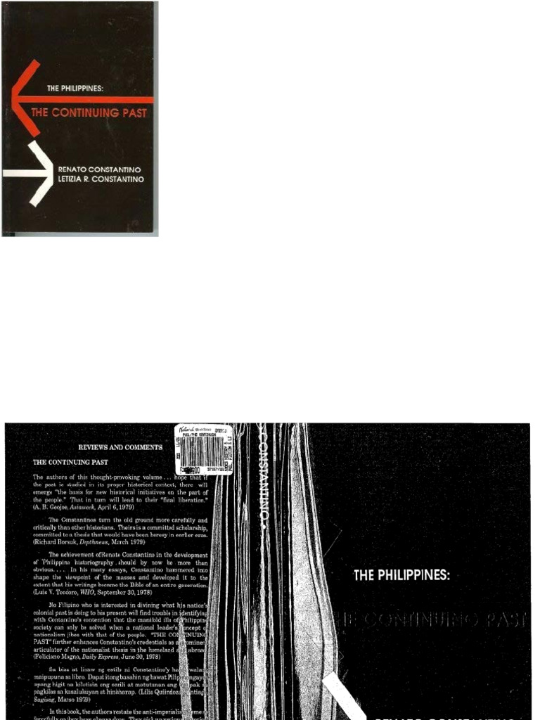 The Philippines The Continuing Past by Constantino, Renato Constantino ... The Philippines The Continuing Past by Constantino, Renato Constantino ...