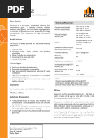 Flo-Grout 2 Technical Data Sheet | PDF | Cement | Concrete