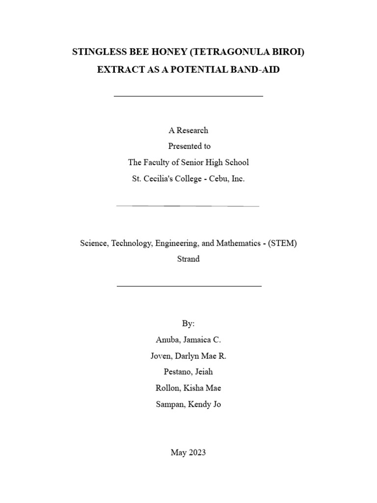 PR1 Guidelines | PDF | Science