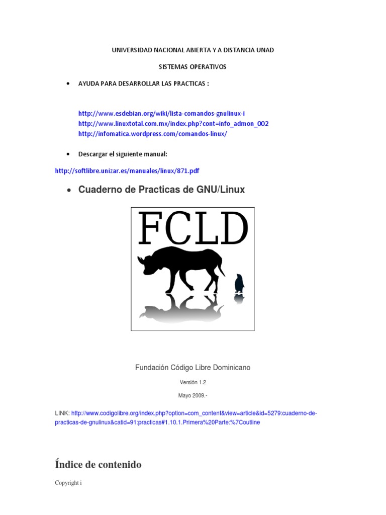 Practica de Linux | PDF | Distribución de Linux | Sistema de archivos