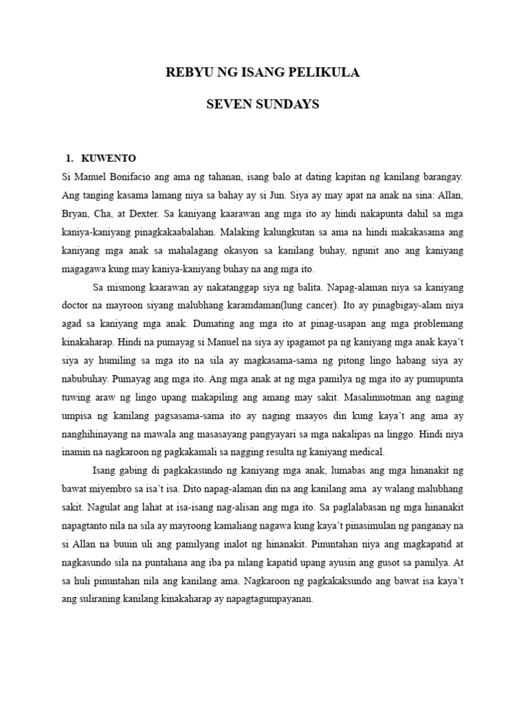 7 Sunday 3 | PDF