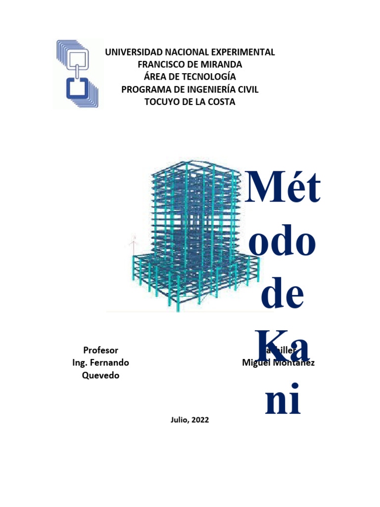 Metodo de Kani | PDF | Rigidez | Mecánica