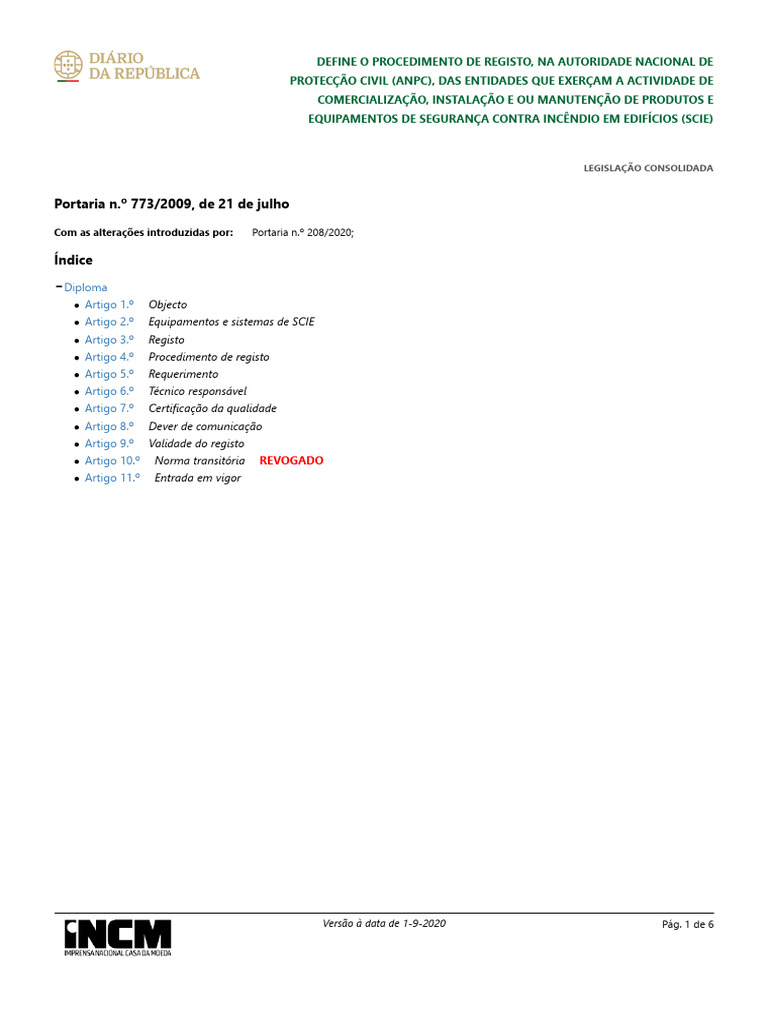 Registo de Entidades SCIE na ANPC | PDF | Desenvolvimento profissional ...