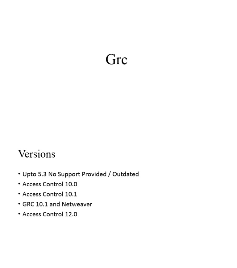 GRC | PDF | Computers