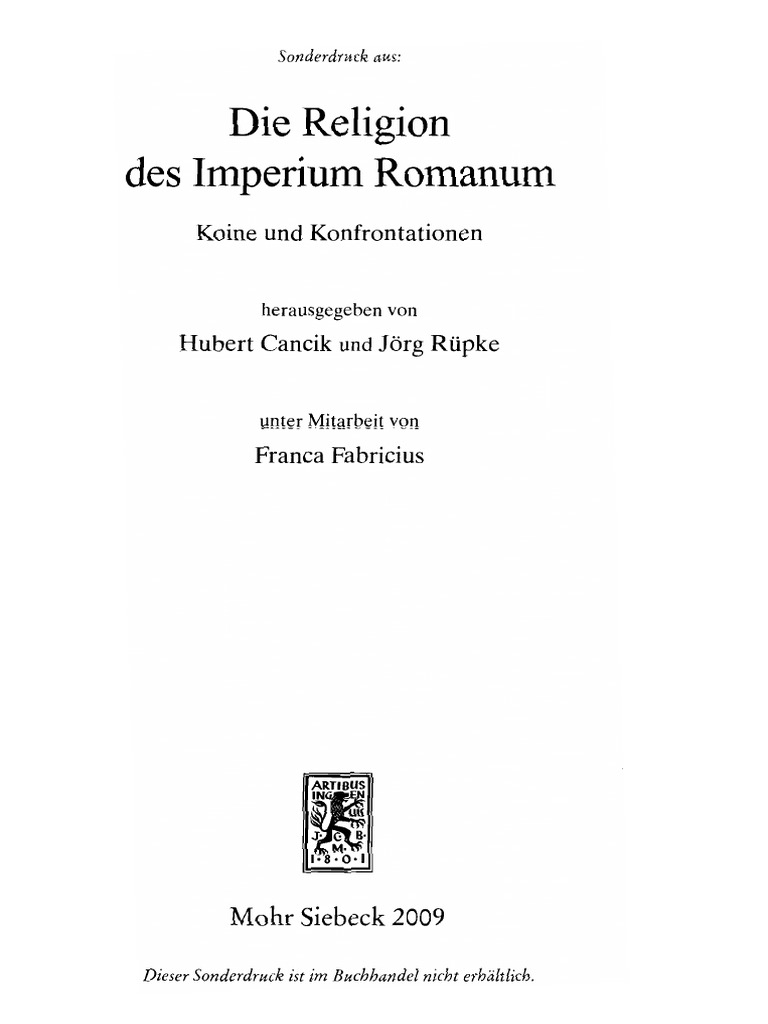 Diana on the Aventine | PDF | Roman Empire | Ancient Rome