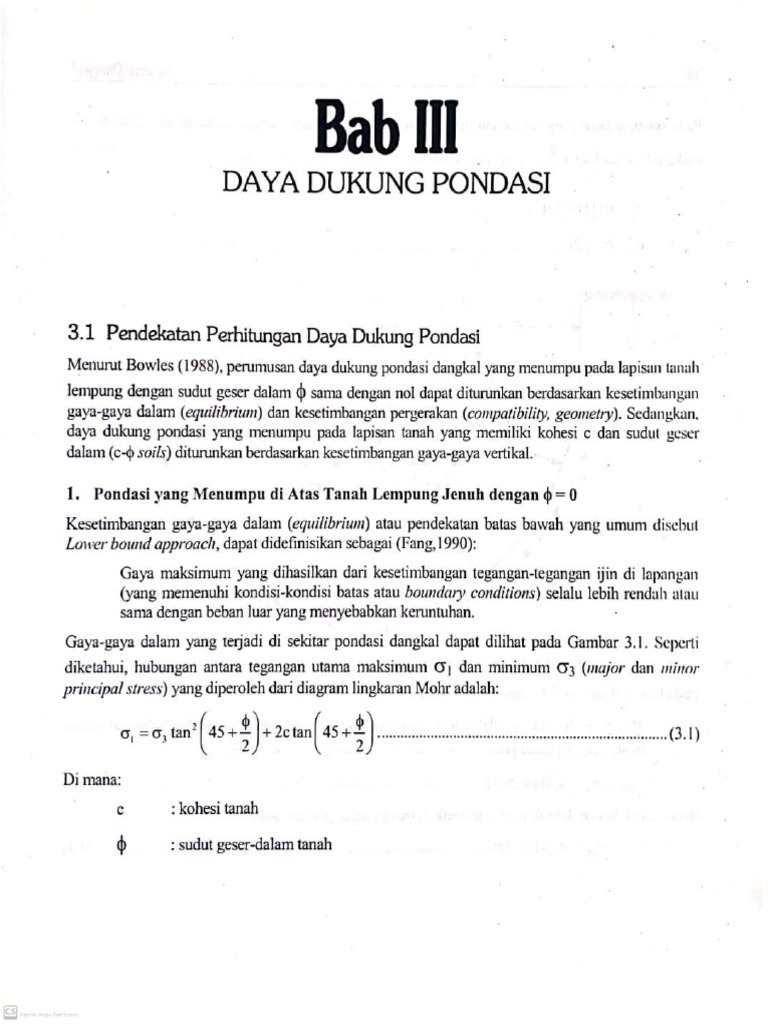 Materi 2 - Daya Dukung Dinamis Pondasi Dangkal | PDF