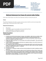 Cable Laying and Termination Guide | PDF | Coaxial Cable | Electricity