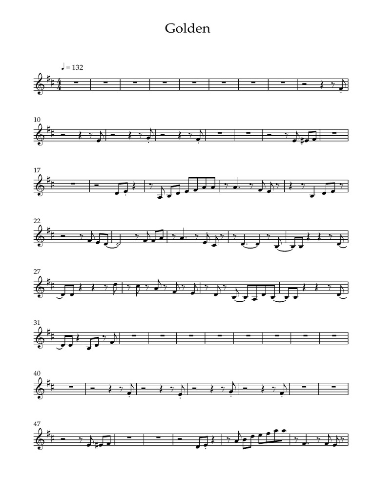 Golden - Full Score | PDF