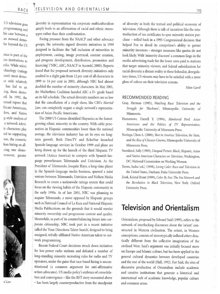 Eric Ma 2002 Television Studies Toby Miller Ed London BFI | PDF