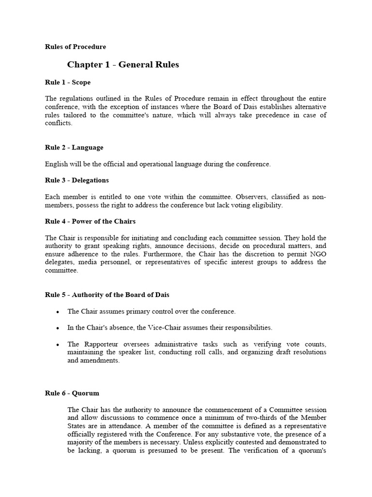 Rules of Procedure REGCON II | PDF | Committee | Supermajority