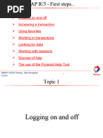 Sap01 Unit 2 - Navigation | PDF | Menu (Computing) | System Software