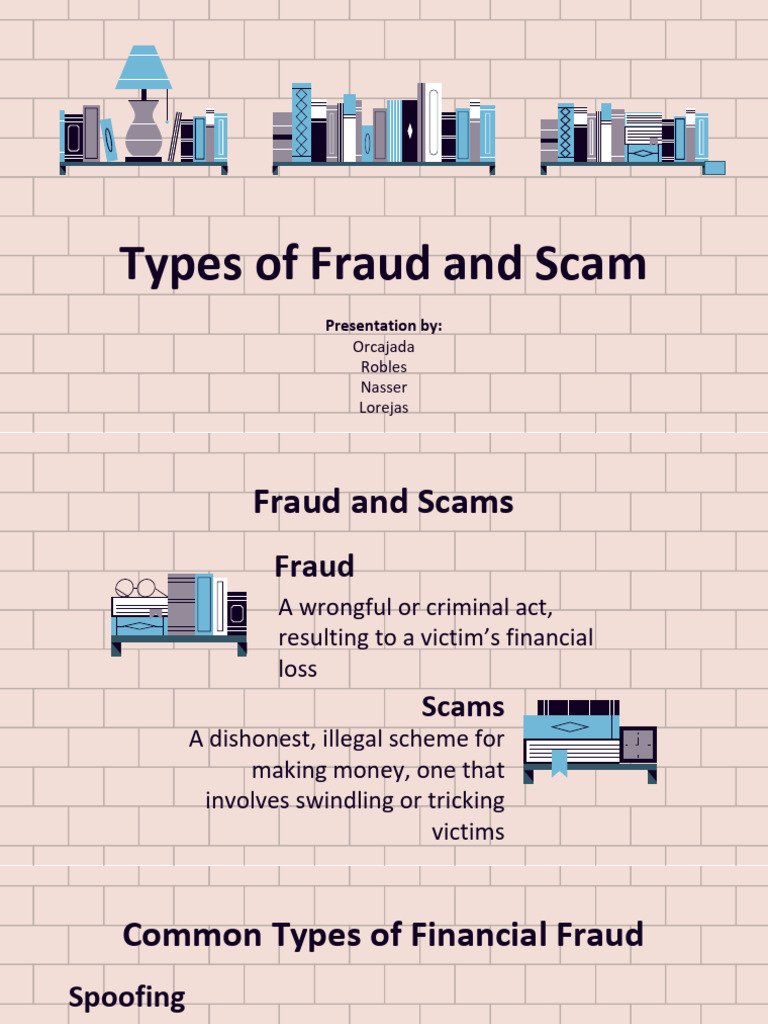 Types of Fraud and Scams Group 6 | PDF | Securities Fraud | Fraud