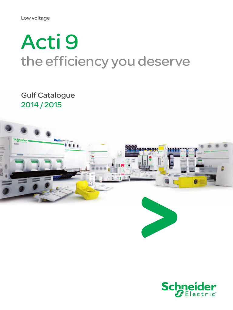 Schneider Catalog For RCD+MCB | PDF | Power Engineering | Electric Power Distribution