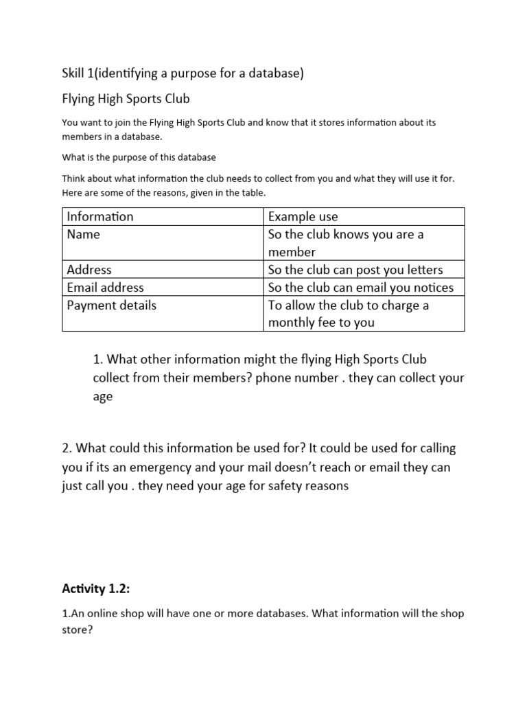 Database Skill 3 (1) Aisha | PDF | Databases