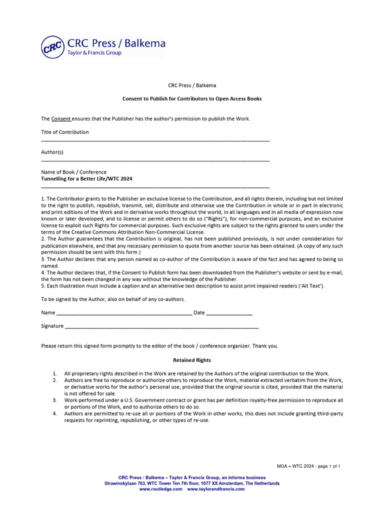 Ctp Wtc 2024 Open Access | PDF | License | Publishing