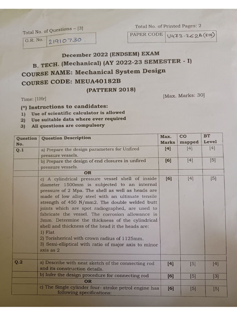 MSD ESE December 2022 | PDF