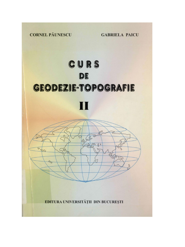 Curs-geodezie-Topografie Vol II 2001 | PDF
