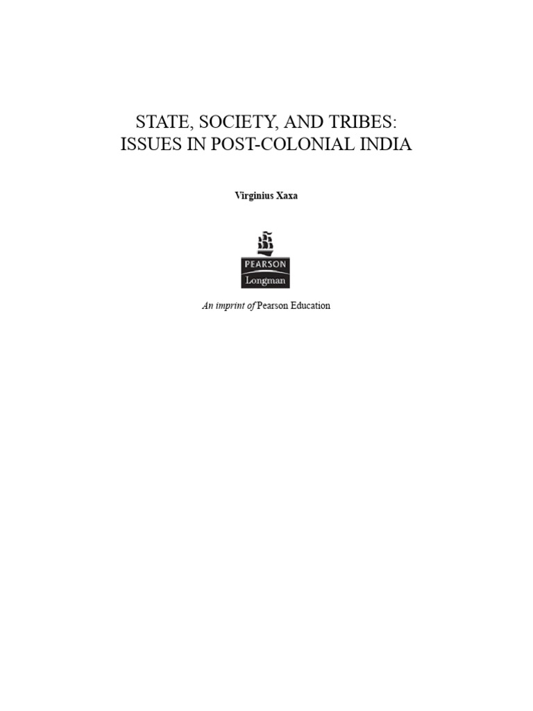 Virginius Xaxa - State, Society, and Tribes - Issues in Post-Colonial ...