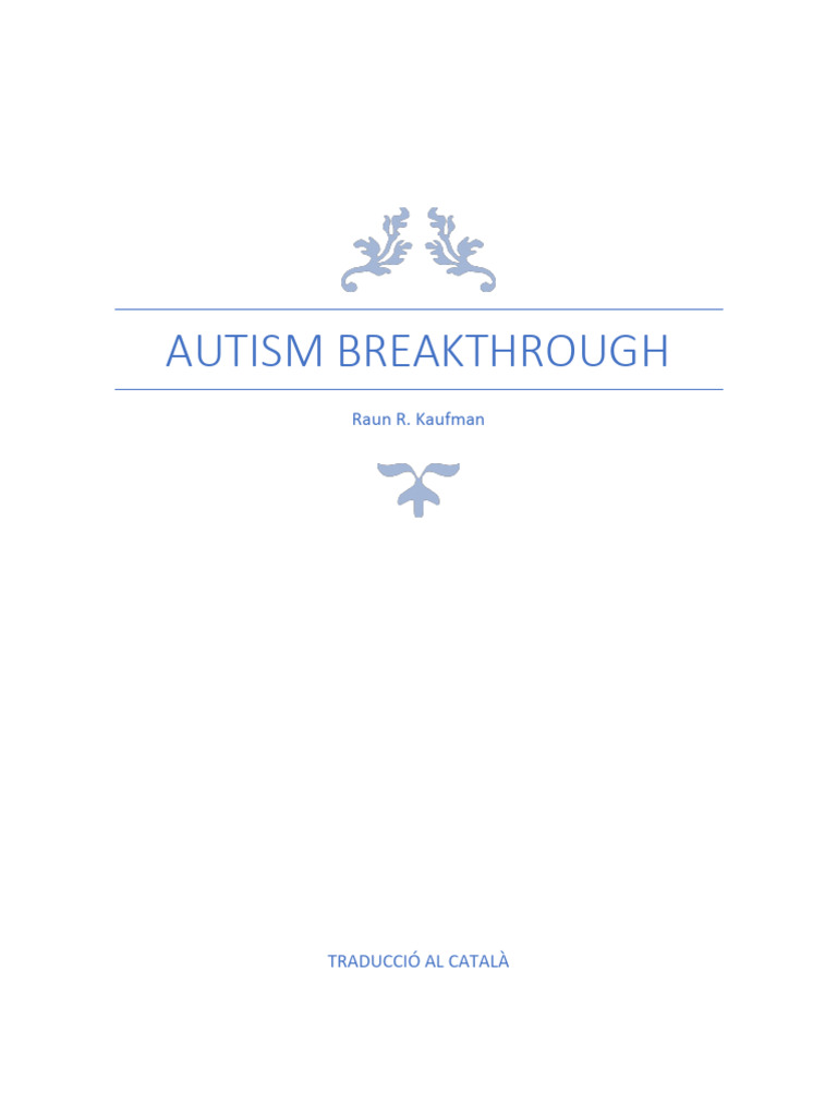 Autism Breakthrough - Català | PDF