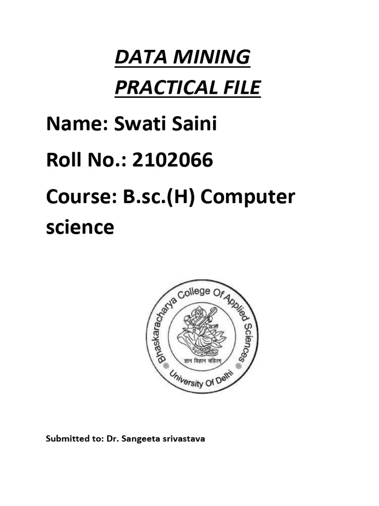 Datamining 2 | PDF | Computer Programming | Computing Datamining 2 | PDF | Computer Programming | Computing