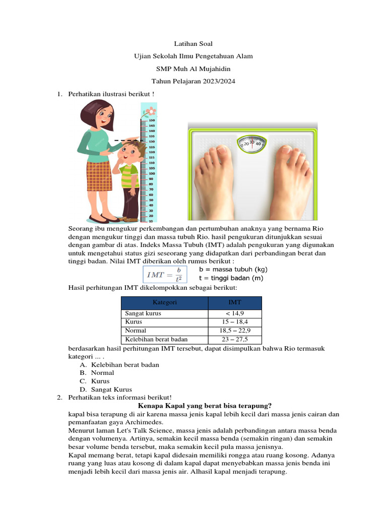 Bank_Soal_USEK_IPA_2024[1] | PDF