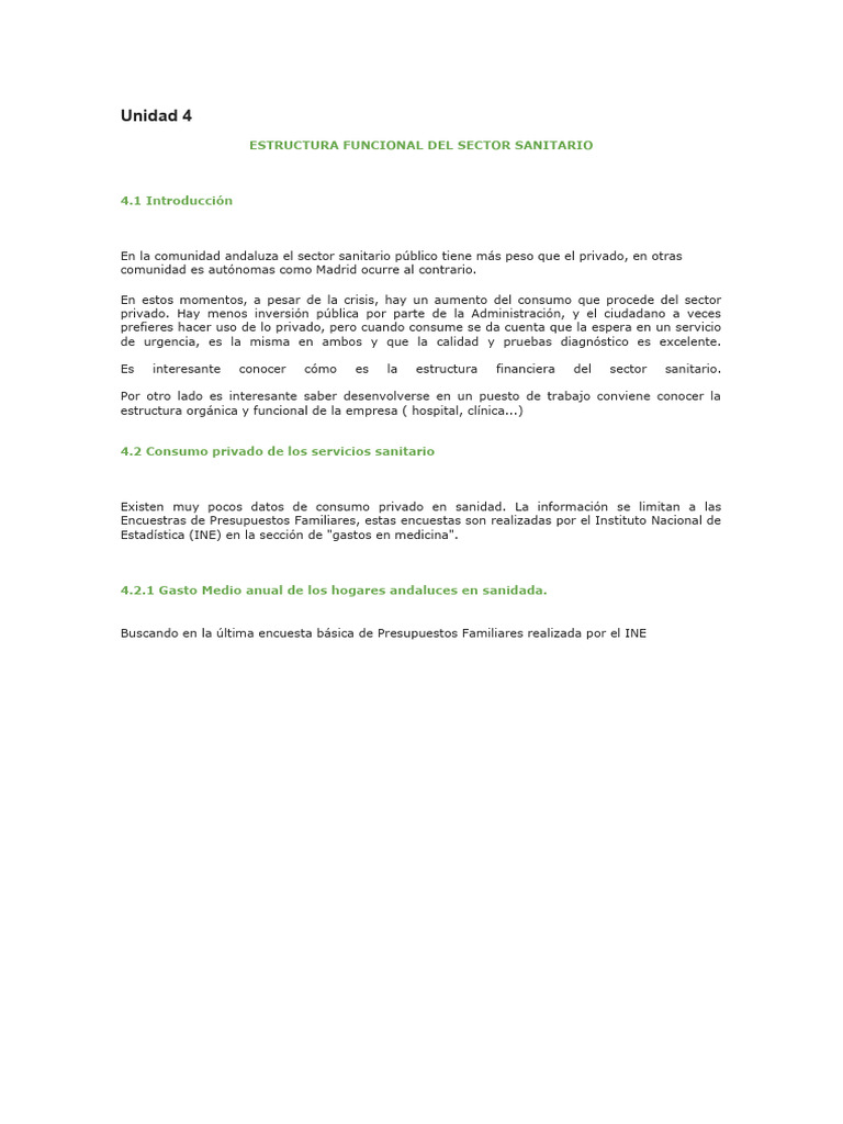 Estructura Funcional Del Sector Sanitario | Descargar gratis PDF | Farmacéutico | Hospital