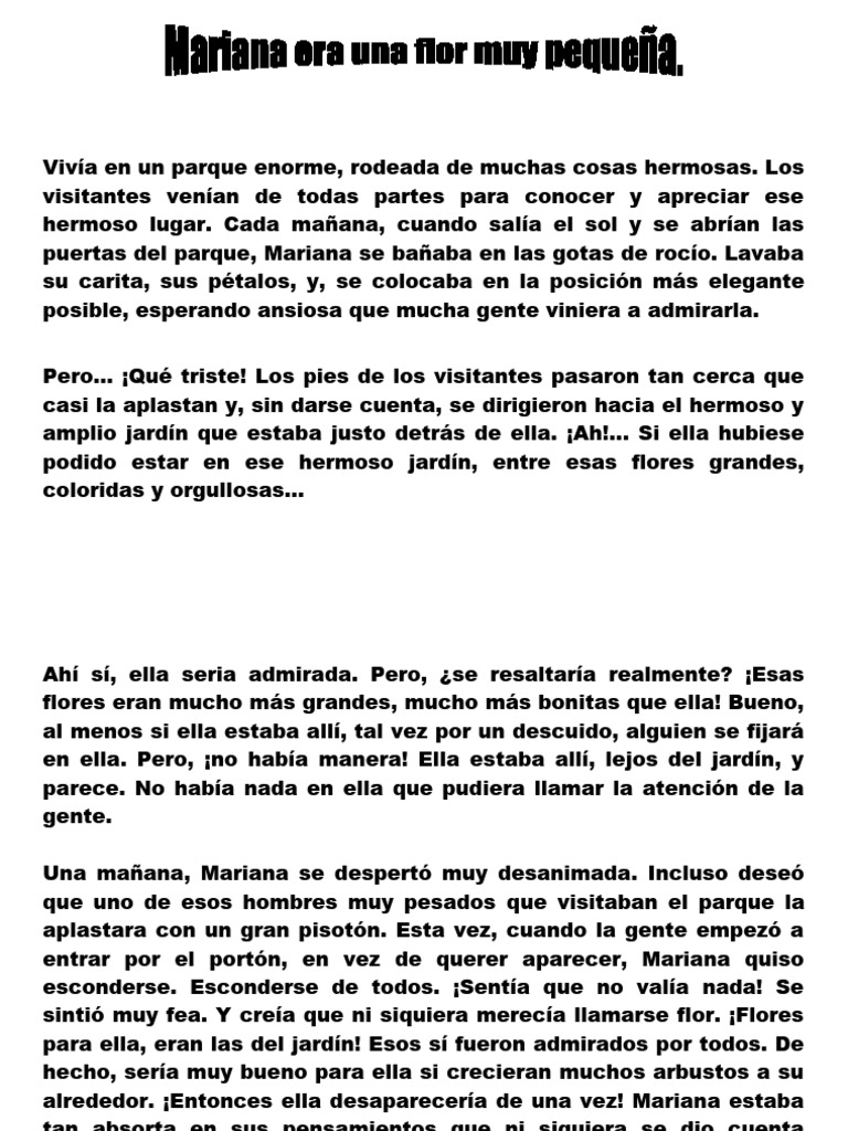 Letra de Mariana Flor Cuento e Ili | PDF | Perfume