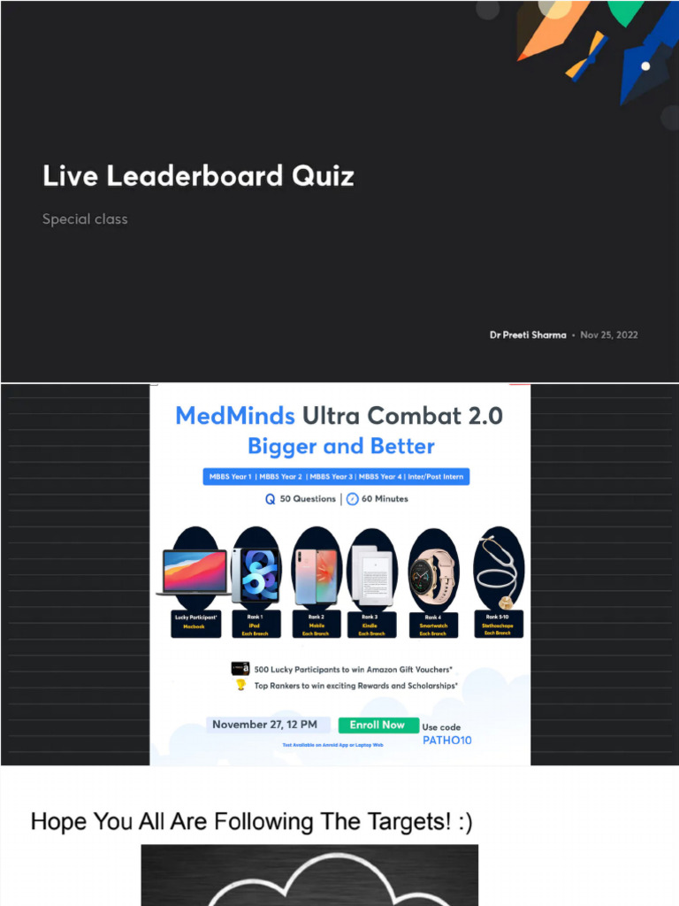 Live Leaderboard Quiz No Anno | PDF