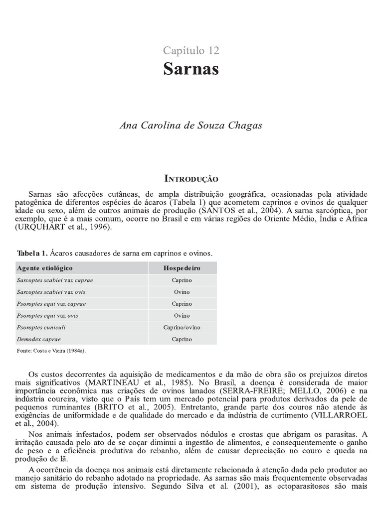 Sarnas Caprinos Ovinos | PDF