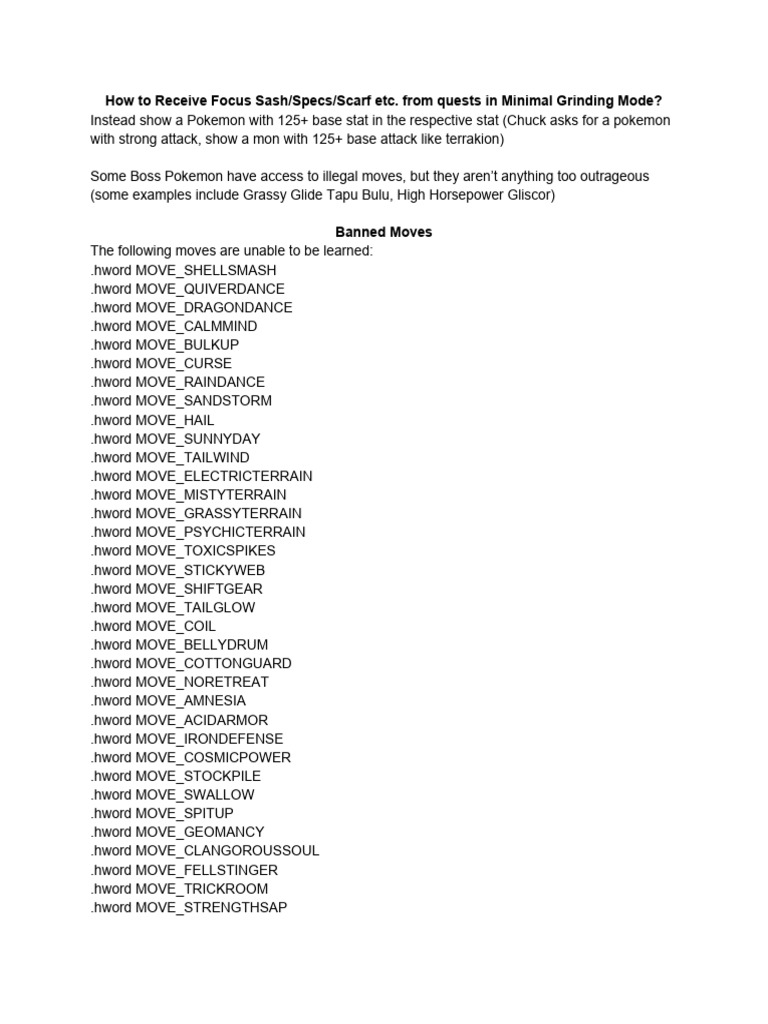 Hardcore Mode - Restricted Mode Documentation | PDF | Earth Sciences