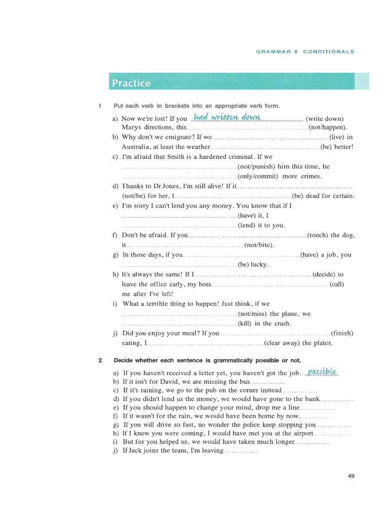 Conditionals | PDF