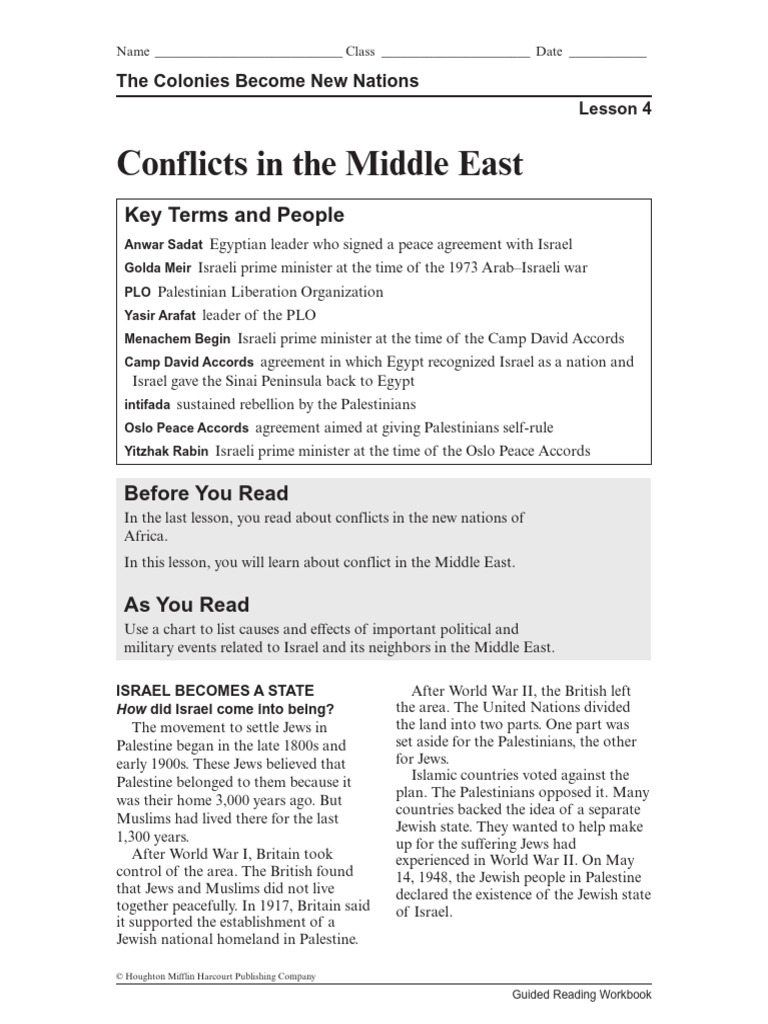 CHRISTIAN REED - The Colonies Become New Nations, Lesson 4 Guided ...