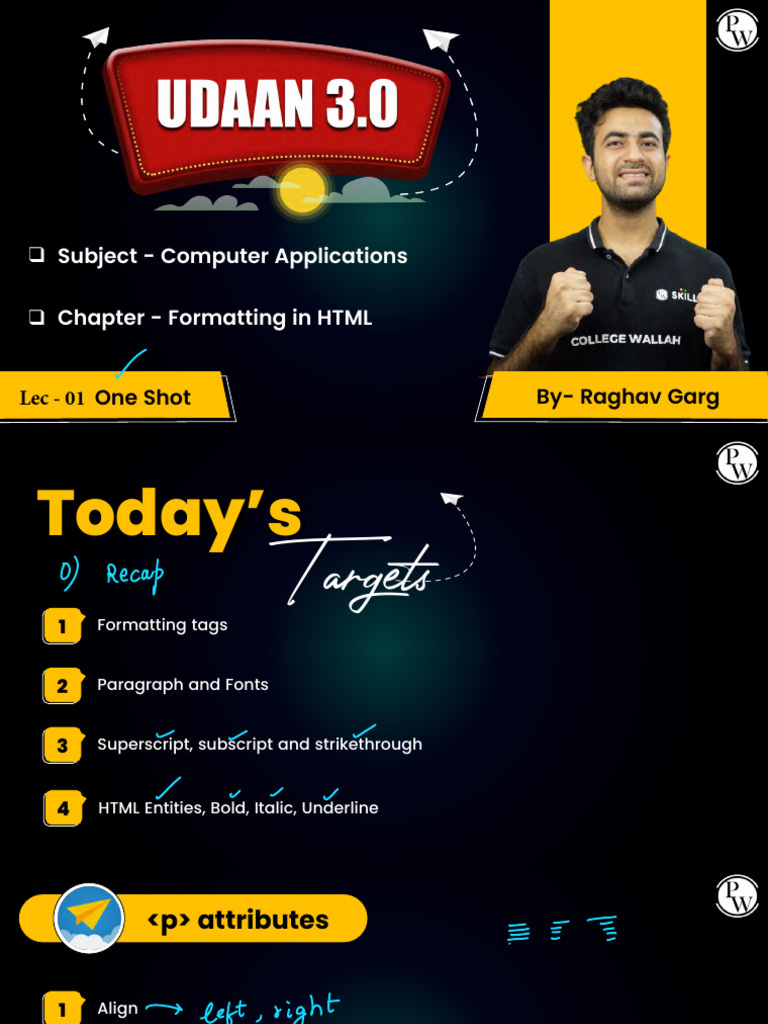 HTML Formatting Techniques Explained | PDF | Written Communication ...