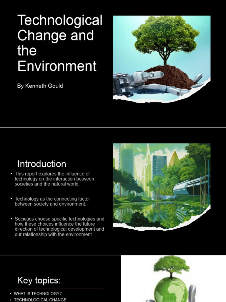 Technology's Impact on Society and Environment | PDF | Innovation ...