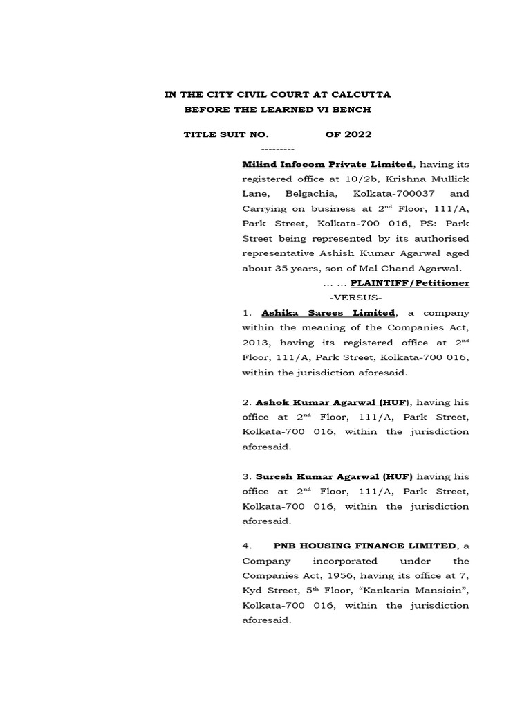 Temporary Injunction | PDF | Lawsuit | Leasehold Estate