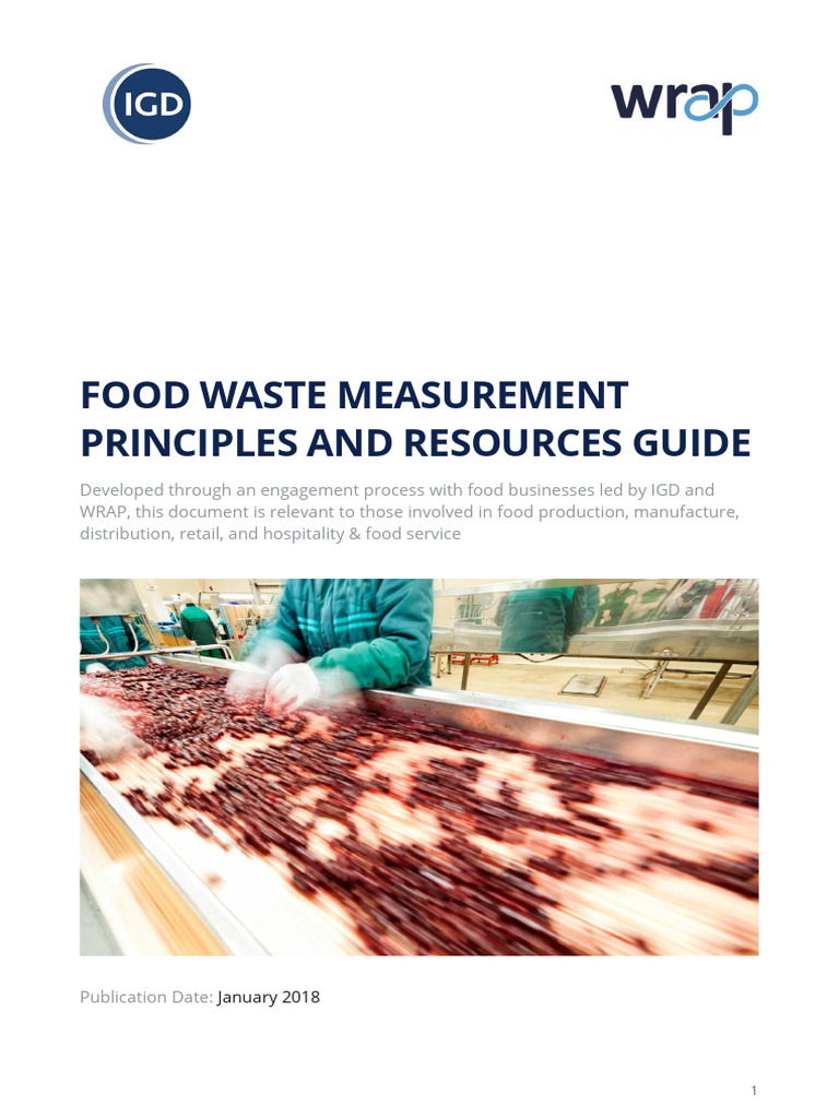 FW Lib Fwp-Guide Food-Waste-Measurement Wrap-2018 | PDF | Waste ...
