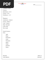 Free Playgroup Worksheets PDF | PDF