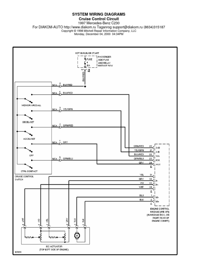 System Wiring Diagrams Cruise Control Circuit | PDF