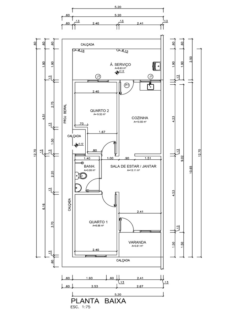 Proj - Arq - Maria Isabel Lado Esquerdo | PDF