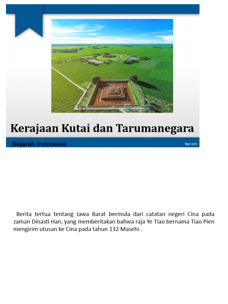 Kerajaan Kutai Dan Tarumanegara: Sejarah Indonesia | PDF