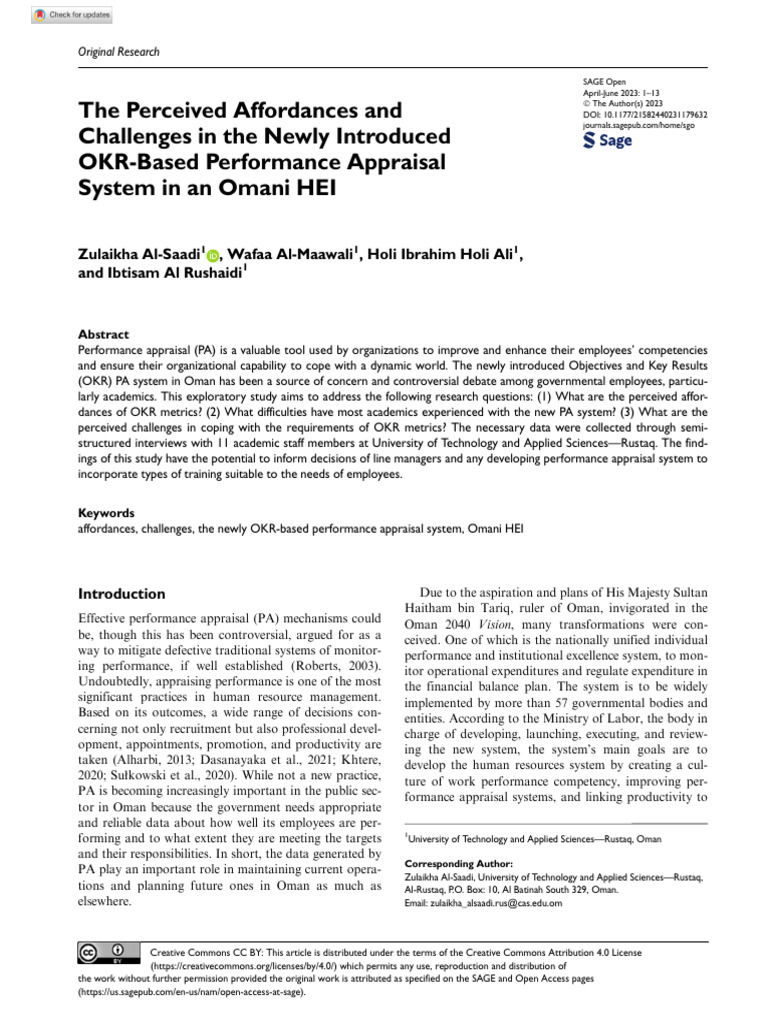 al-saadi-et-al-2023-the-perceived-affordances-and-challenges-in-the ... al-saadi-et-al-2023-the-perceived-affordances-and-challenges-in-the ...