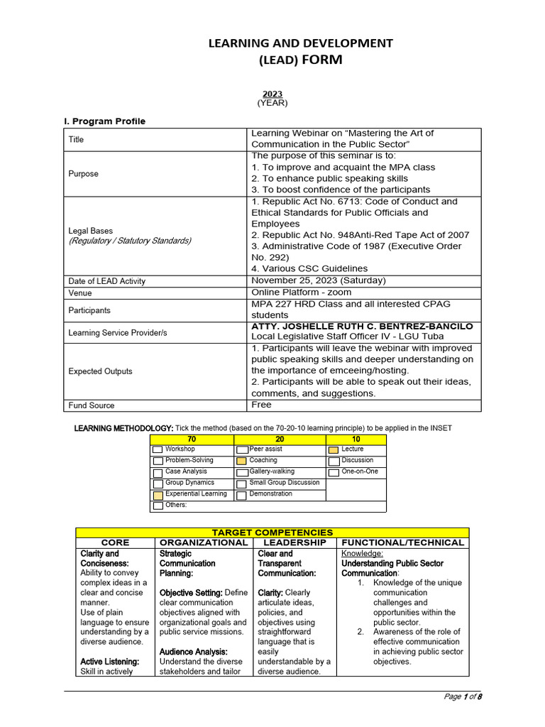 Training Design | PDF | Communication | Social Media