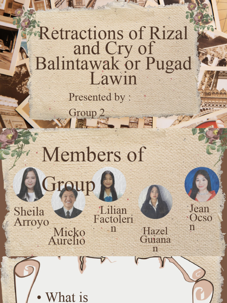 Rizal's Retraction and the First Cry | PDF | Philippines | Spanish East Indies