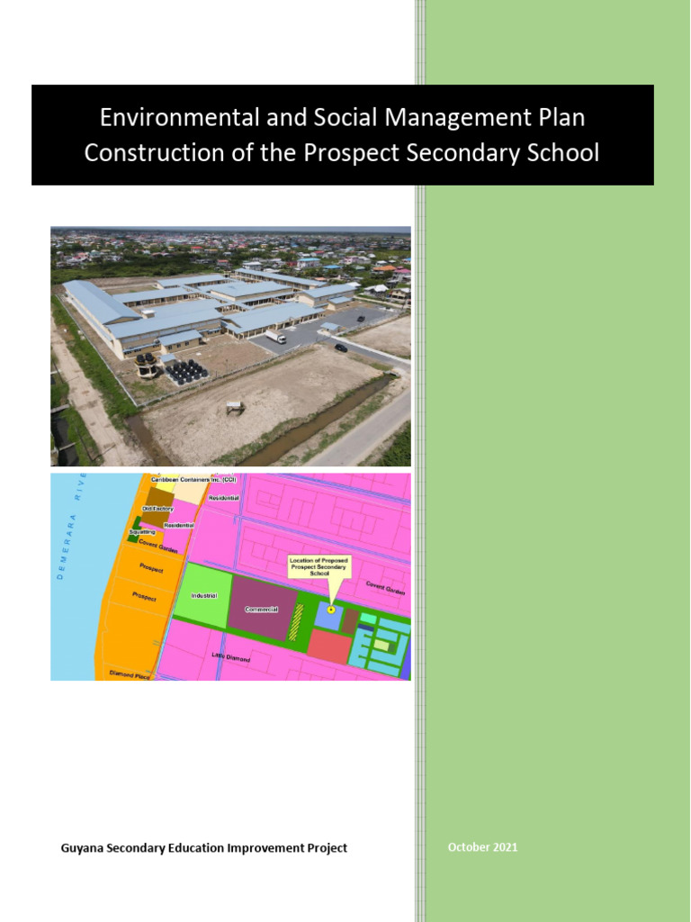 Environmental Management Plan for School | PDF | Environmental ...