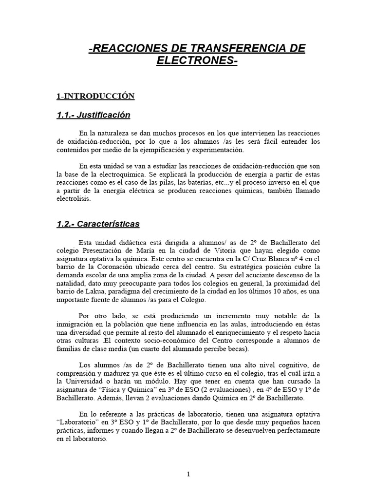 Reacciones Redox y Electroquímica | PDF | Redox | Electricidad