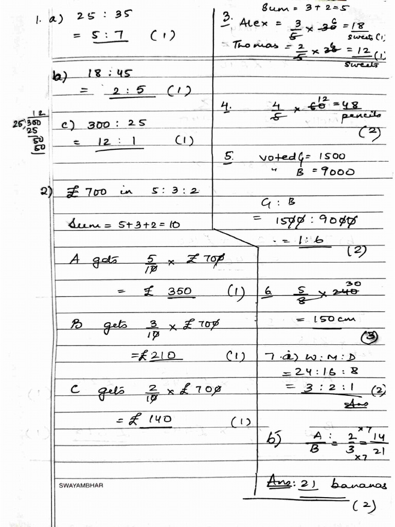 Ratio Test Solved | PDF
